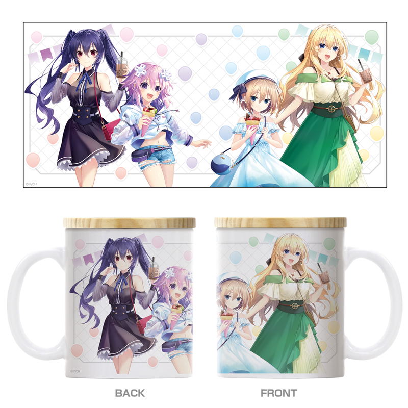 Hyperdimension Neptunia - New Illustration Full Color Mug With Lid ...