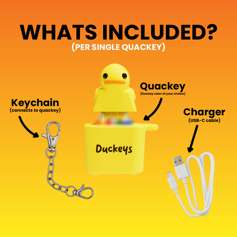Duckeys Quackey Fidget Toy (Black) para Desktop