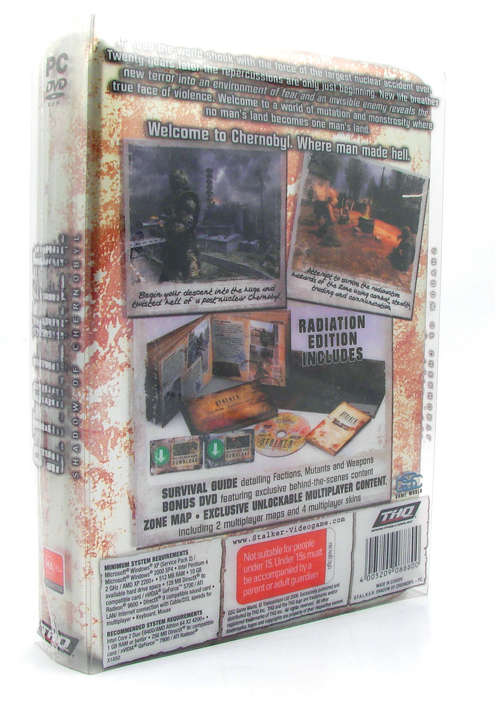 S.T.A.L.K.E.R. Shadow of Chernobyl Collector's Radiation Edition (DVD ...