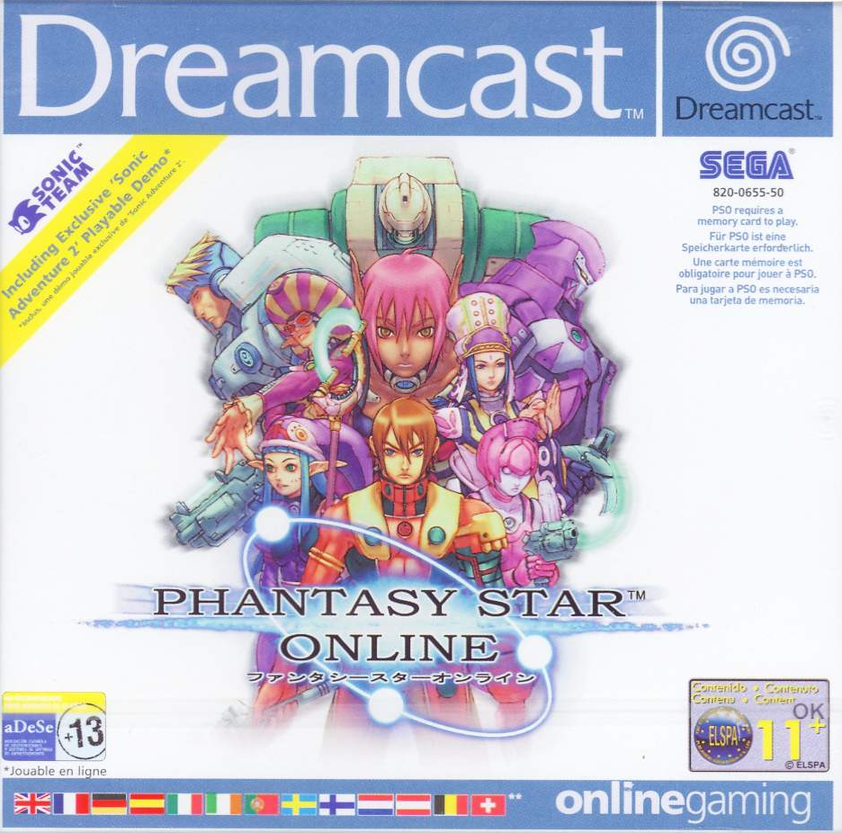 Phantasy Star Online for Dreamcast