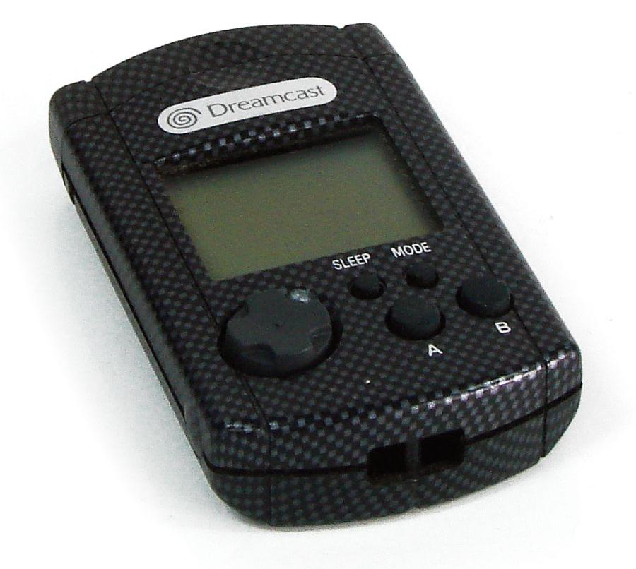 Dreamcast Visual Memory Card VMS/VMU (D-Direct Carbon Black Design ...