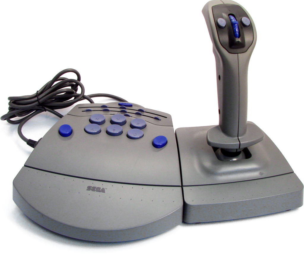 Mission Stick Flightstick Controller for Sega Saturn