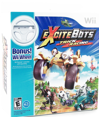 ExciteBots: Trick Racing (w/ Wheel) for Nintendo Wii