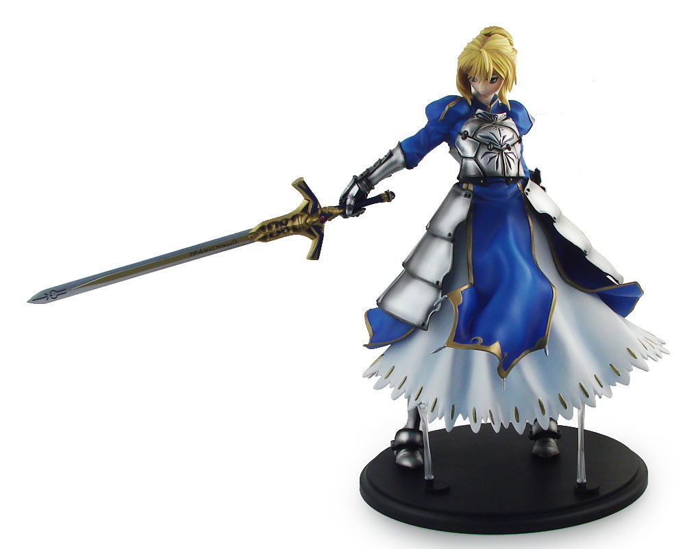 Fate/stay night 1/4 Scale Pre-Painted PVC Figure: Saber Real Arrange 003