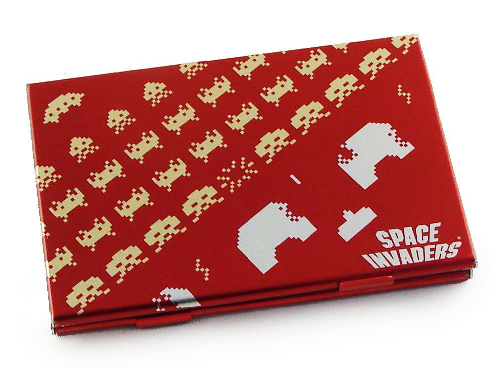 Space Invaders Card Case (Red)