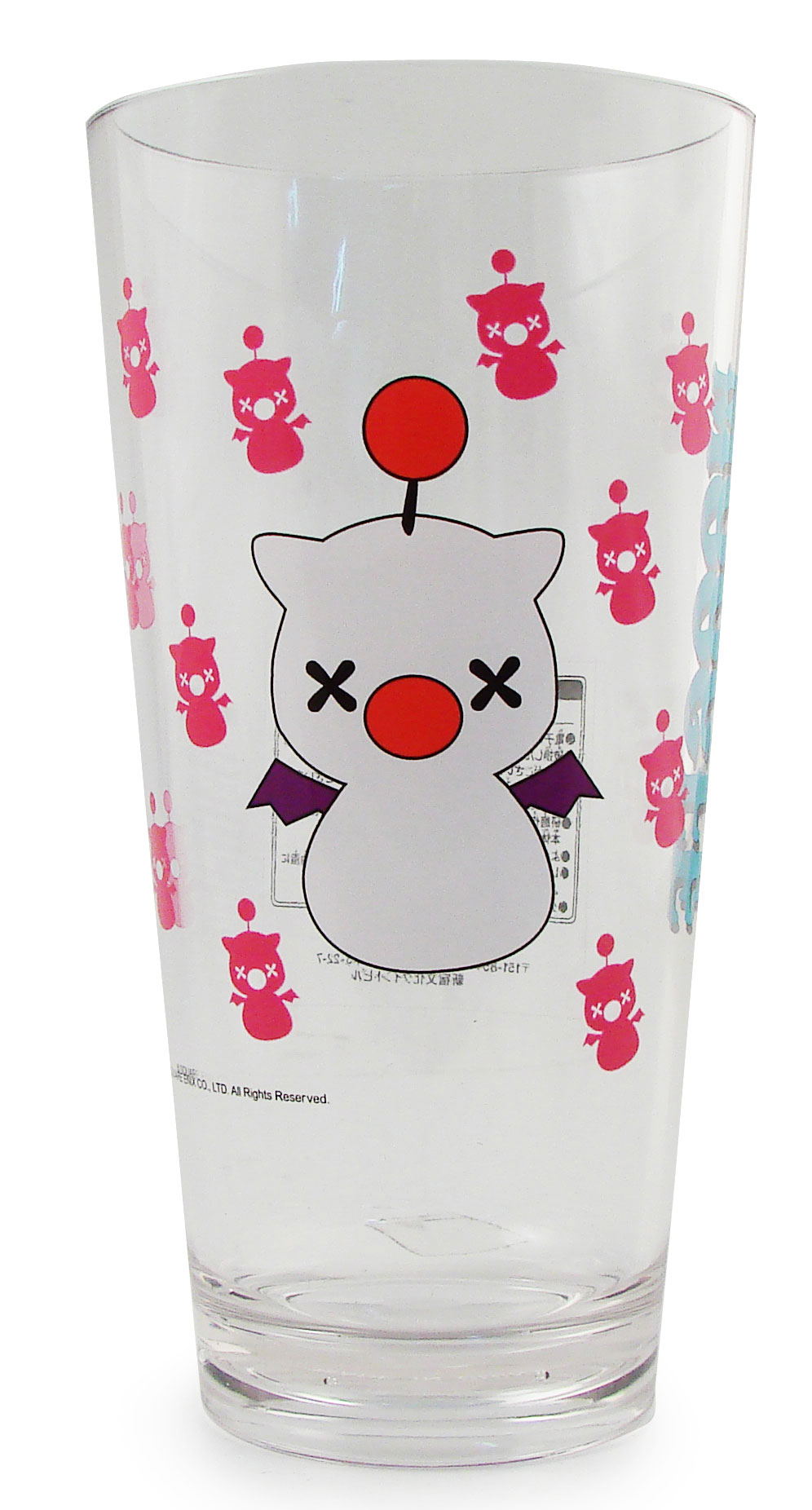 Final Fantasy Mascot Clear Glass: Moogle