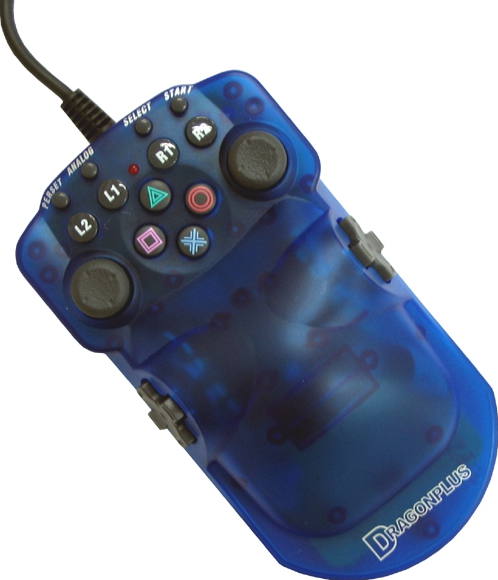 RPG DuoCon2 - One Hand Controller [clear blue] for PlayStation 2 ...