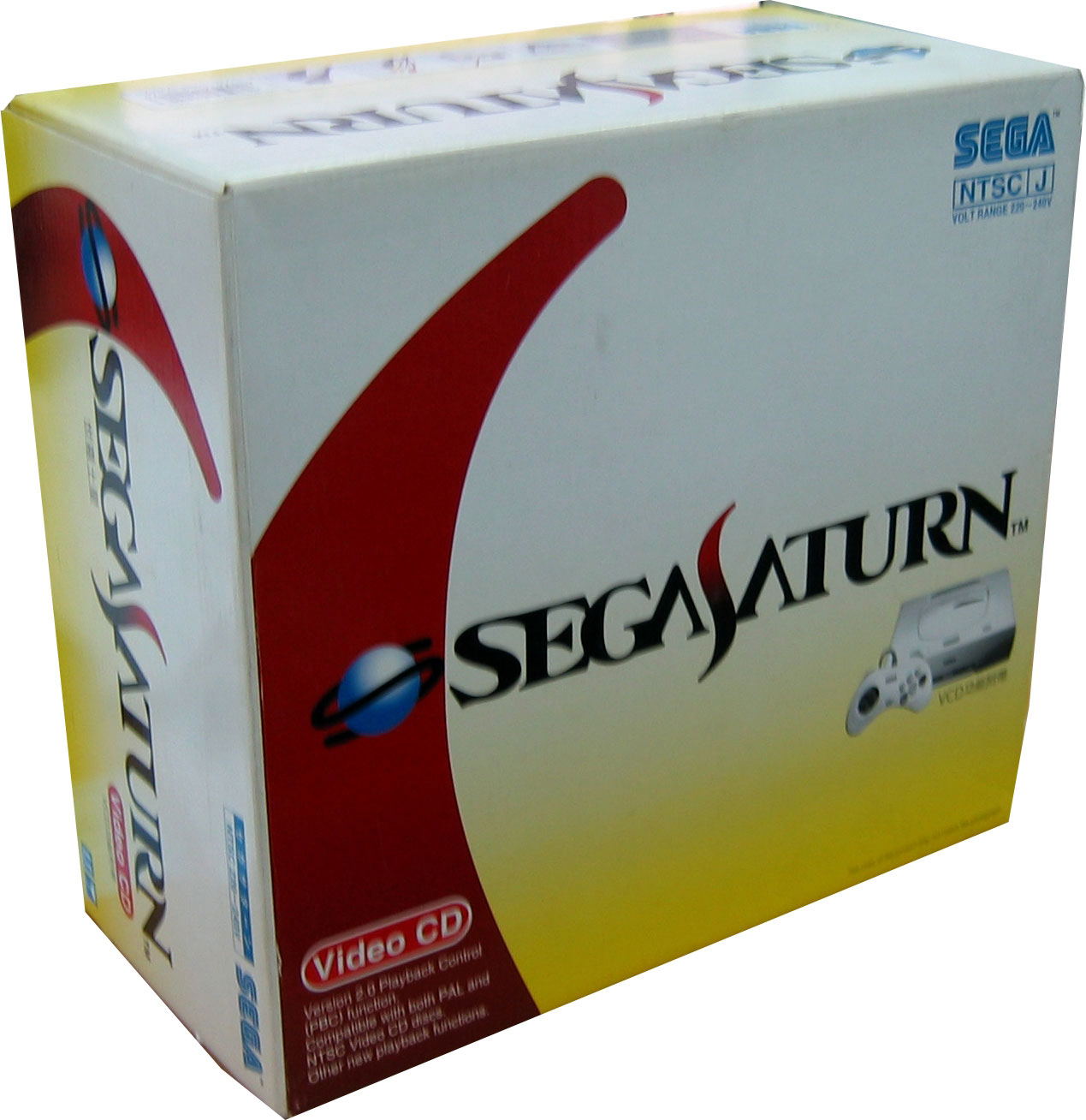 Sega Saturn Console - New Style White Saturn VCD Version