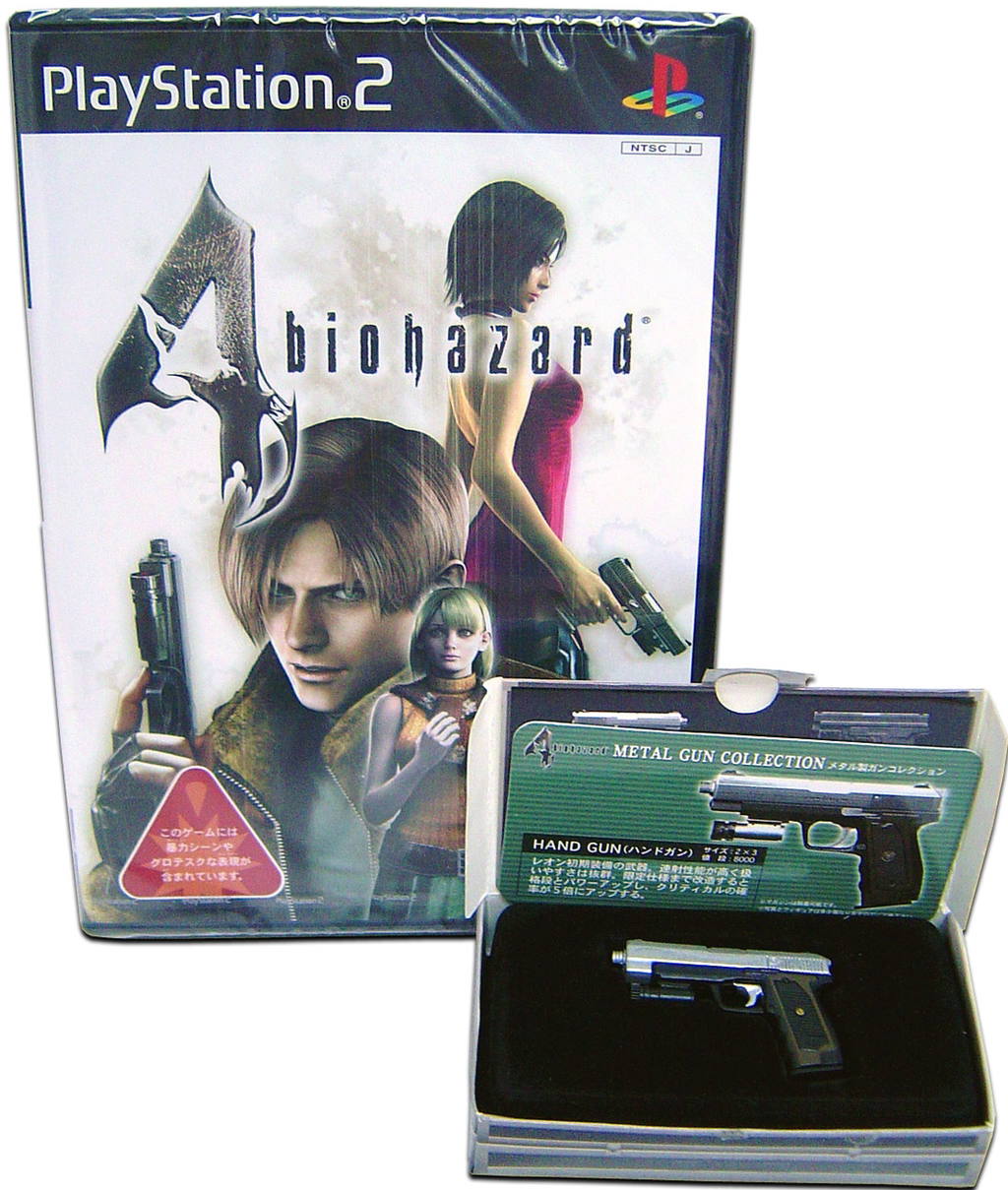 BioHazard 4 (w/ Bio4 Gun Collection replica) for PlayStation 2