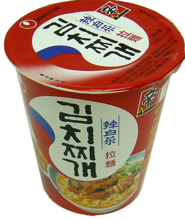 Nong Shim Cup Noodles - Kimchi Flavor