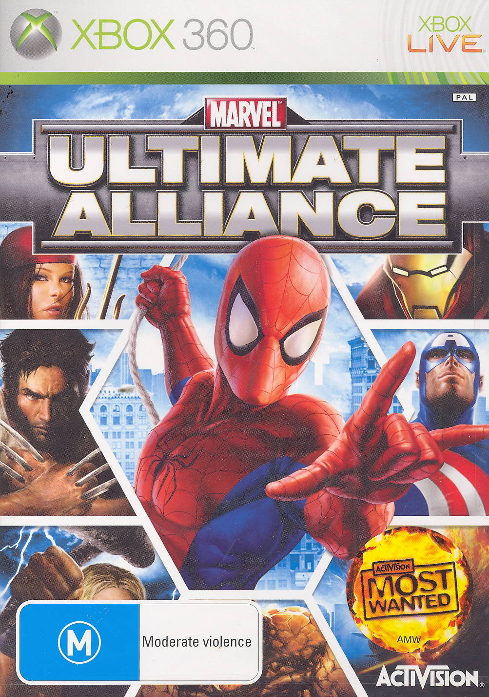 Marvel: Ultimate Alliance for Xbox360