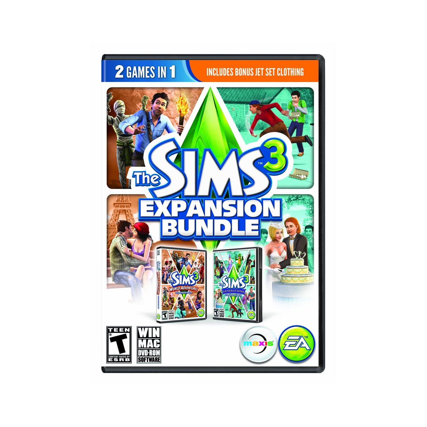 The Sims 3 Expansion Pack Bundle (DVD-ROM) for Windows, Mac
