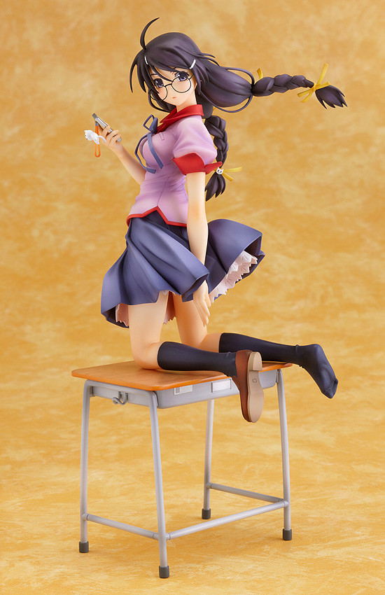 Bakemonogatari 1/8 Scale Pre-Painted PVC Figure: Hanekawa Tsubasa (Good ...
