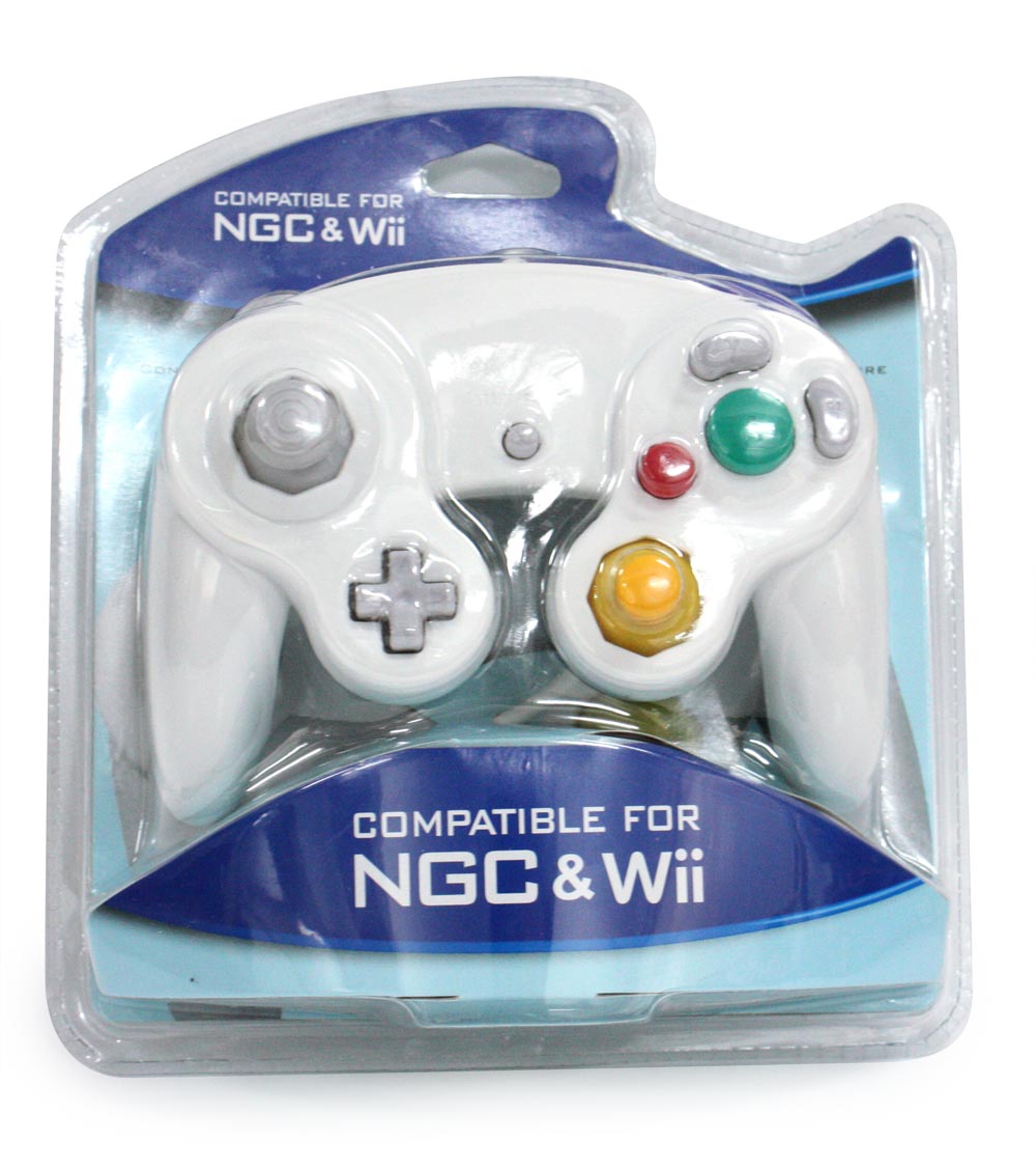 Wii/GameCube Controller (White) for GameCube, Nintendo Wii