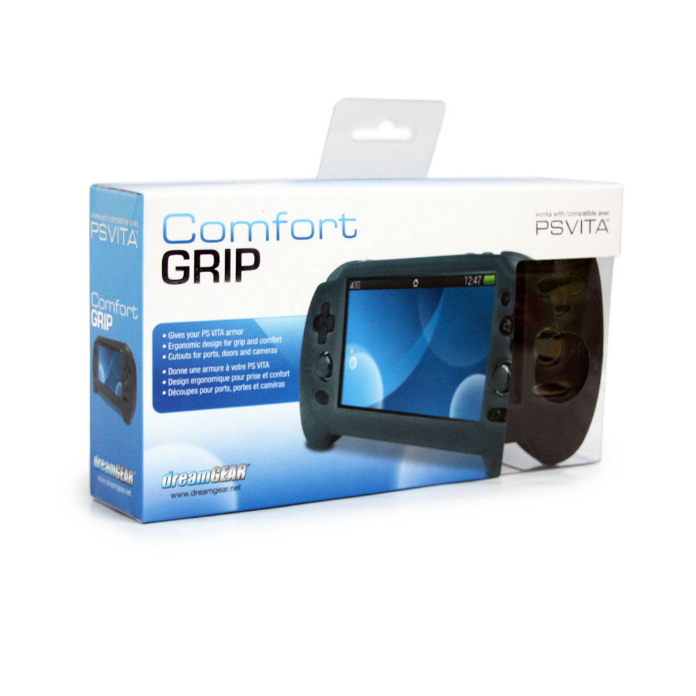 DreamGear Comfort Grip (Black) for PlayStation Vita