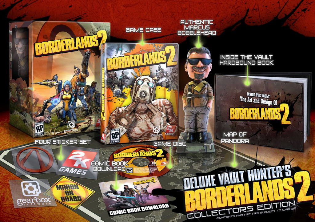 Borderlands 2 (Deluxe Vault Hunter's Collector's Edition) (DVD-ROM) for ...
