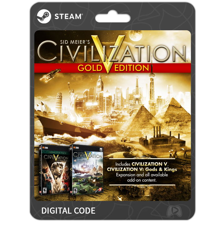 Sid Meier's Civilization V (Gold Edition) STEAM digital for Windows
