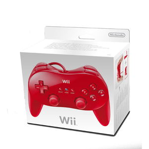 Wii Classic Controller (Red) for Nintendo Wii