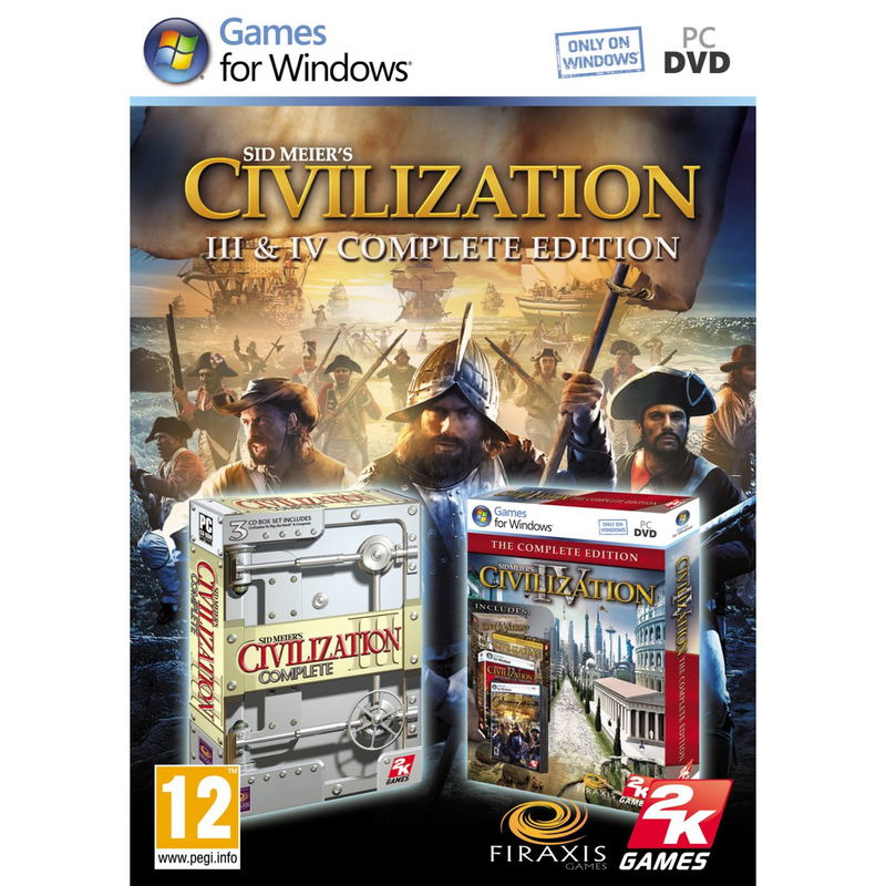 Sid Meier's Civilization III & IV Complete Edition (DVD-ROM) per Windows