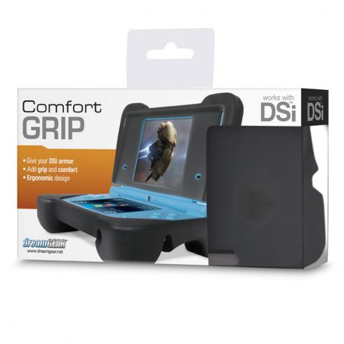 DreamGear Comfort Grip - Transparent Black for Nintendo DSi