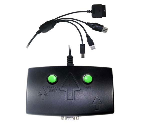 Mayflash Metal Dancing Controller Box (5in1) for PS2, GC, PS, Xbox, PC, Wii