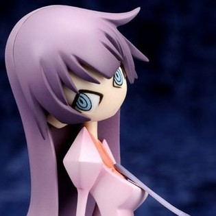 Bakemonogatari Non Scale Pre-Painted PVC Figure: Senjyogahara Hitagi ...