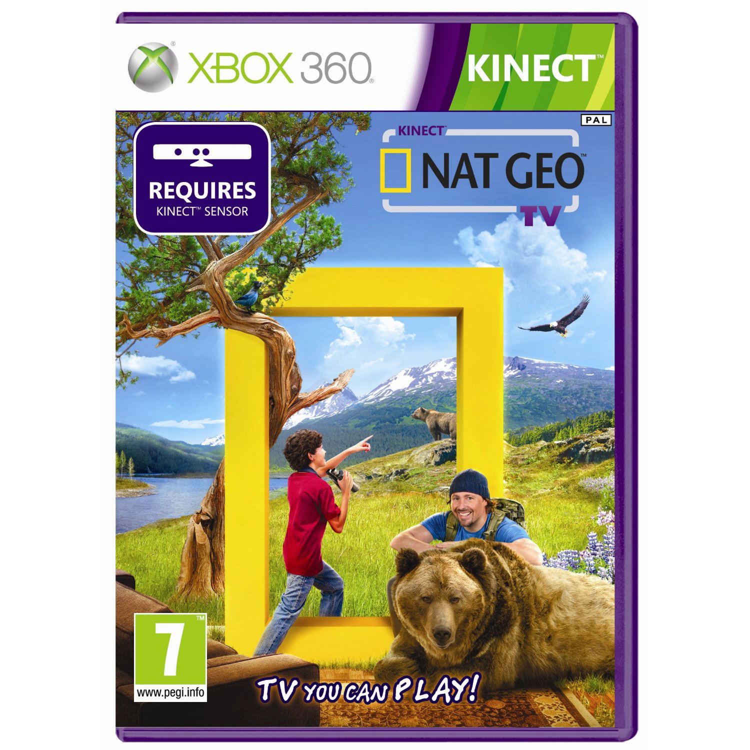 Kinect Nat Geo TV for Xbox360, Kinect