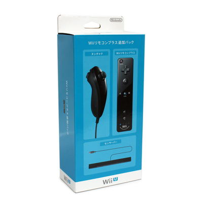 Wii Remote Control Plus Tsuika Pack (Black) for Nintendo Wii, Wii U