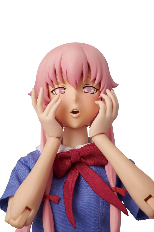 Real Action Heroes Future Diary Pre-Painted PVC Figure: Gasai Yuno