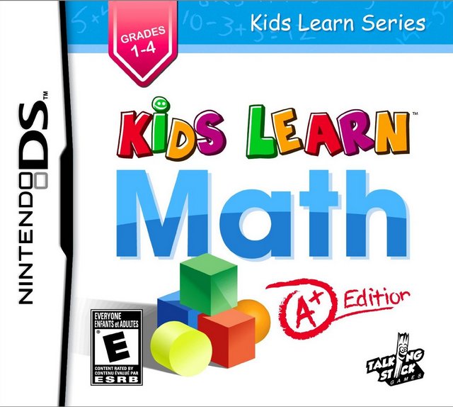 Kids Learn Math A+ Edition for Nintendo DS
