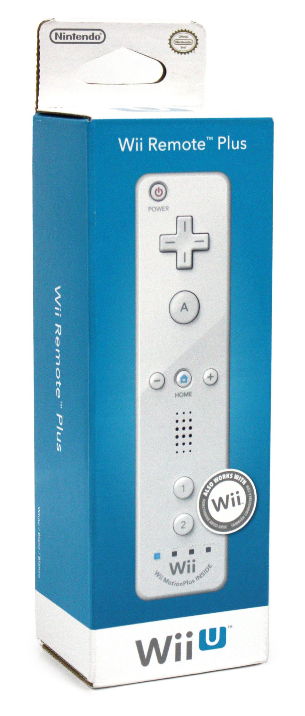 Wii U Remote Plus Control (White) for Nintendo Wii, Wii U