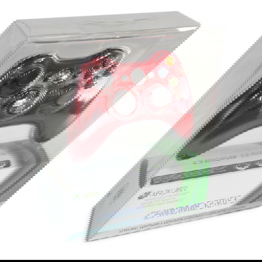 Xbox 360 Wireless Controller (Chrome Red) for Xbox360