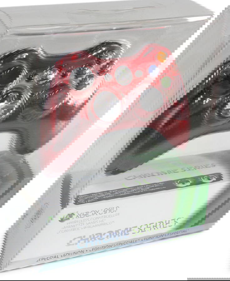 Xbox 360 Wireless Controller (Chrome Red) for Xbox360