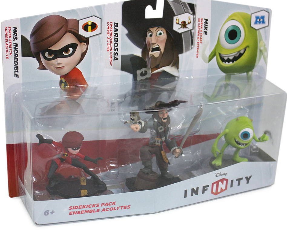 Disney Infinity 3-Pack Figure: Sidekicks for PS3, X360, Wii, Wii U, New 3DS