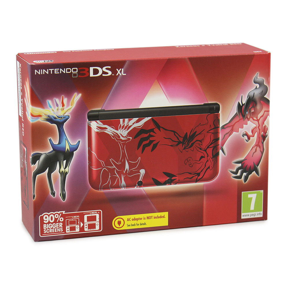 Nintendo 3DS XL (Pokemon Xerneas/Yveltal - Red Edition)