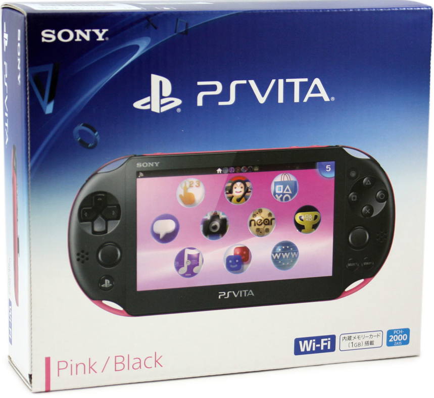 PS Vita PlayStation Vita New Slim Model - PCH-2000 (Pink Black)