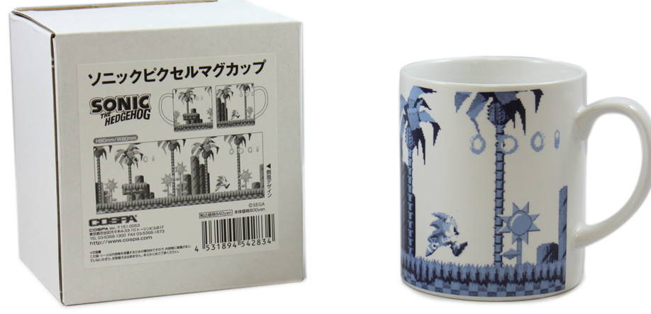 Sonic the Hedgehog Sonic Pixel Mug Cup