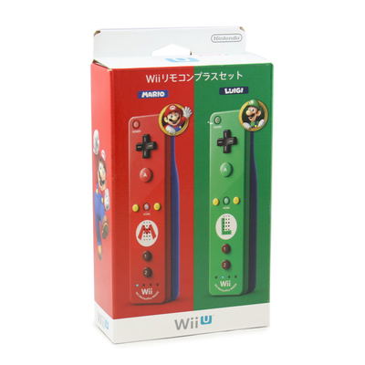 Wii Remote Control Plus Set (Mario+Luigi) for Nintendo Wii, Wii U