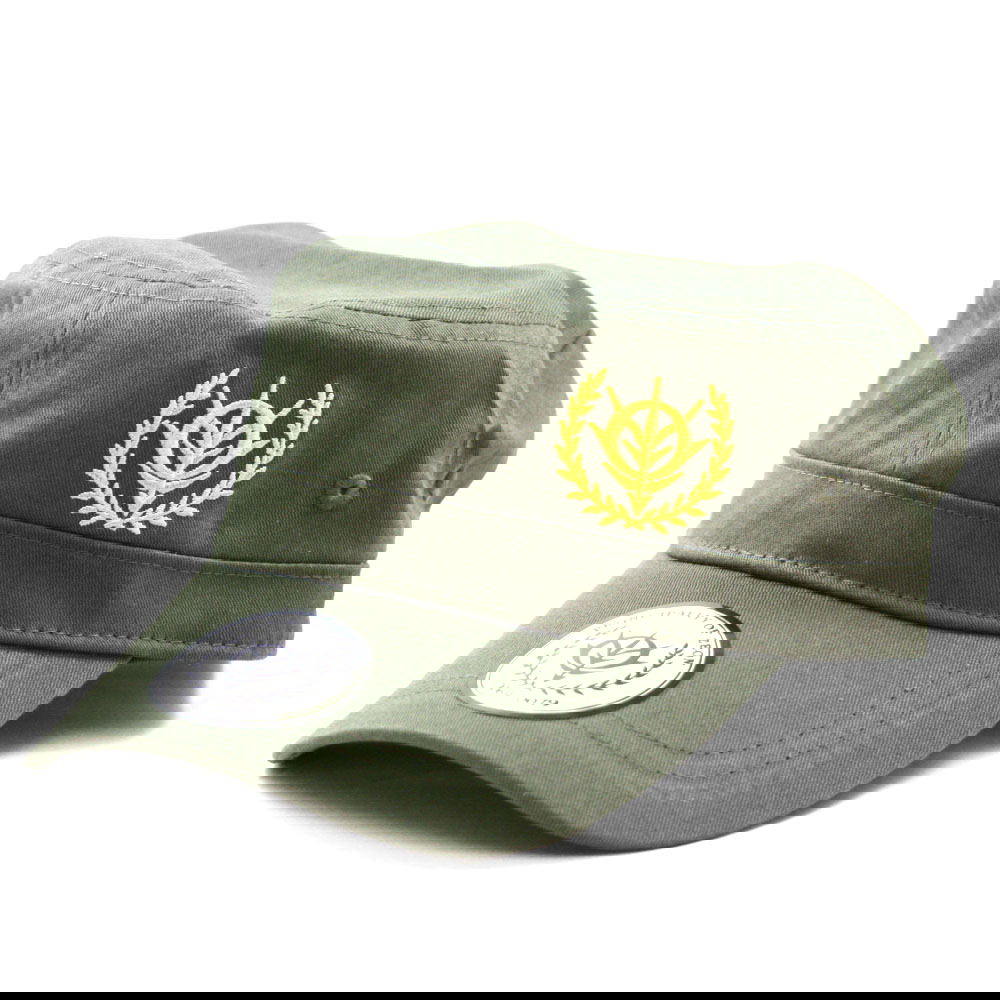 Mobile Suit Gundam Zeon Embroidered Work Cap Moss