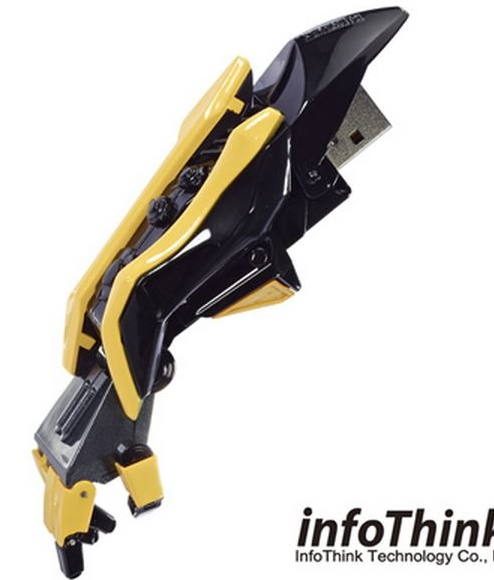 InfoThink Transformers 4 Bumblebee USB Flash Drive (Hand) 8GB