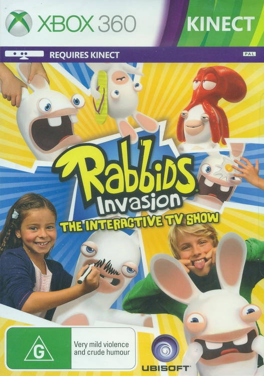 Rabbids Invasion (English) for Xbox360, Kinect