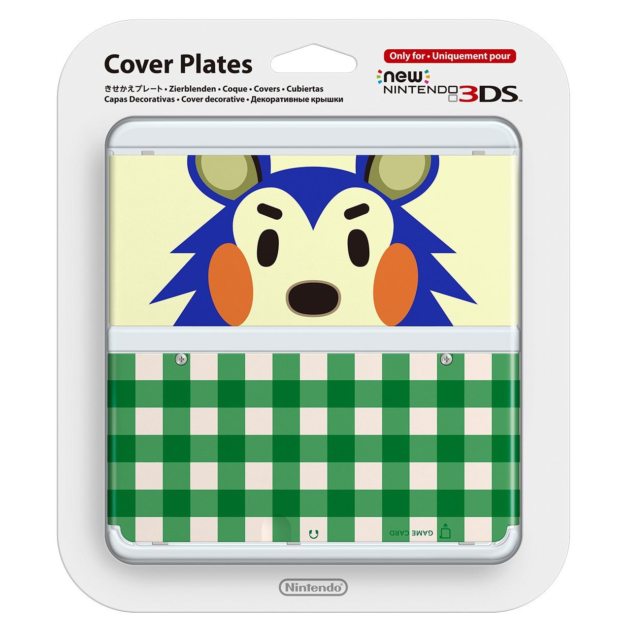 New Nintendo 3DS Cover Plates No.015 (Animal Crossing Kinuyo) Damage ...