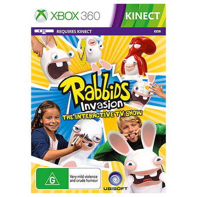 Rabbids Invasion for Xbox360, Kinect