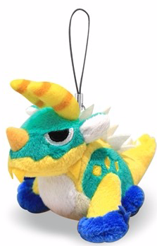 Monster Hunter Mini Mascot Plush: Zinogre (Re-run)