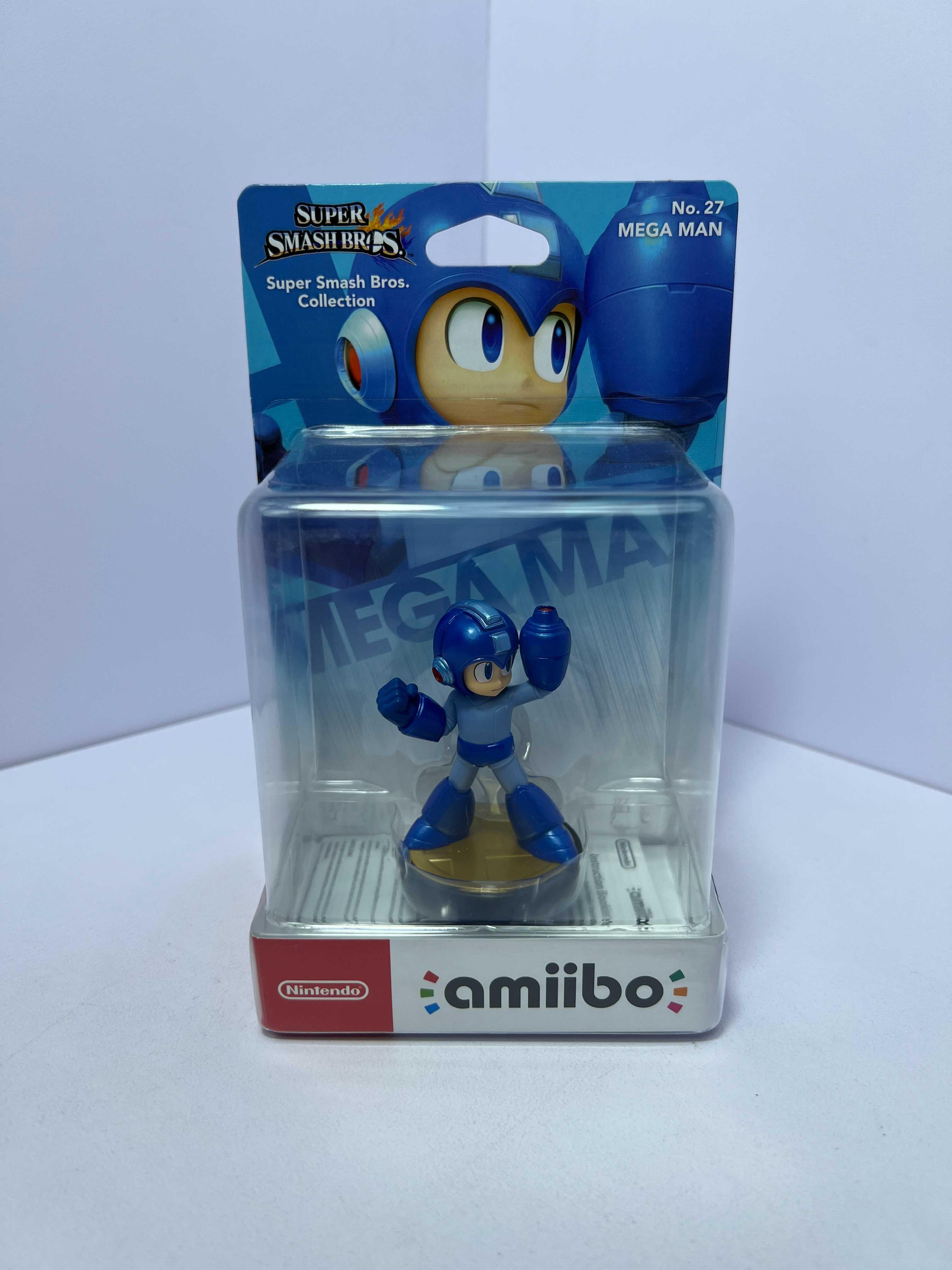 amiibo Super Smash Bros. Series Figure (Mega Man) for Wii U, New 3DS ...