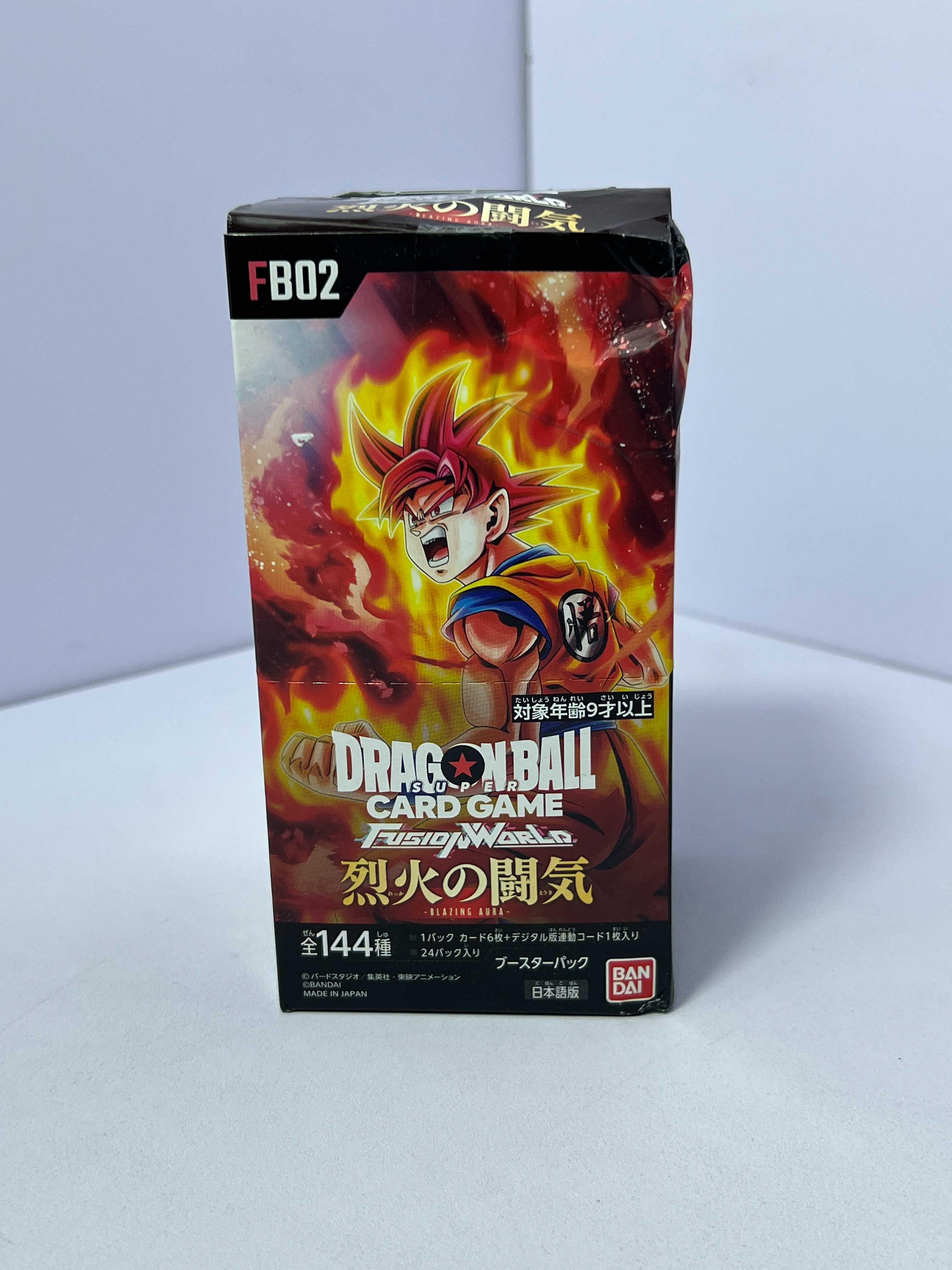 Dragon Ball Super Card Game Fusion World Booster Pack Blazing Aura FB02 (Set of 24 Packs)