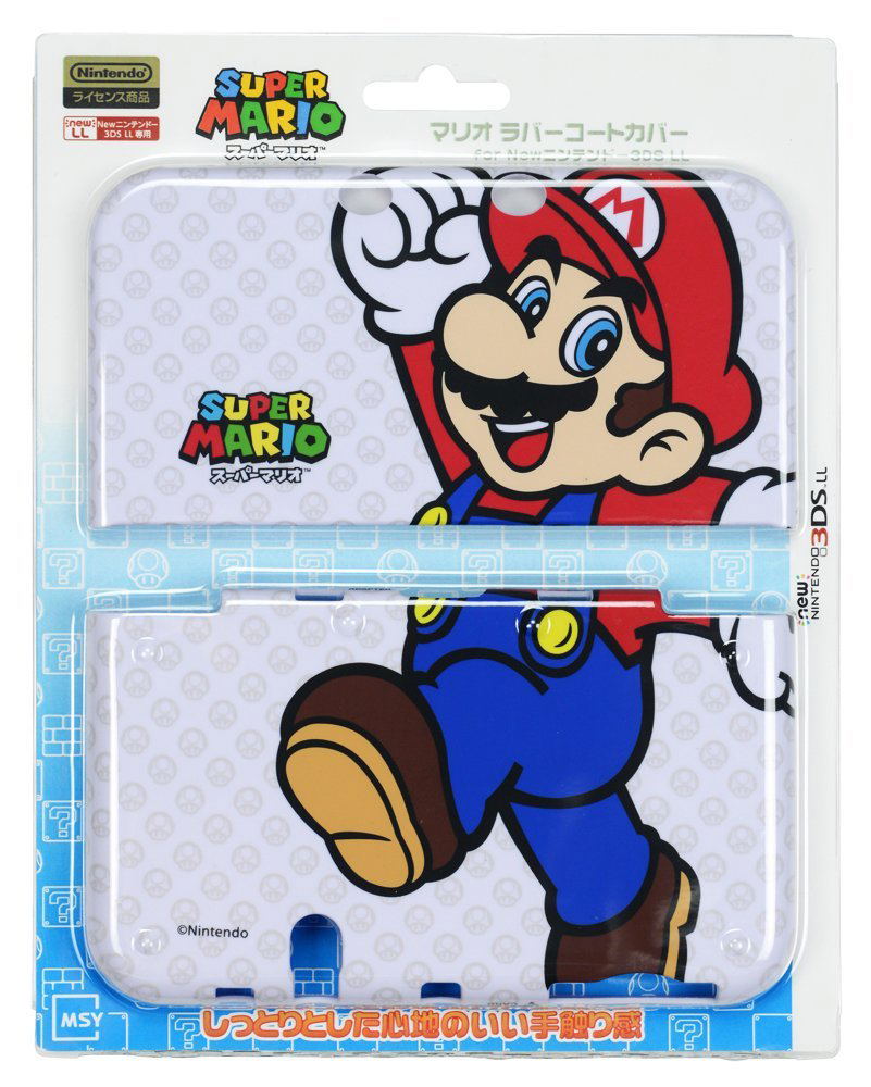 Rubber Coat Cover for New 3DS LL (Mario) for New Nintendo 3DS LL / XL