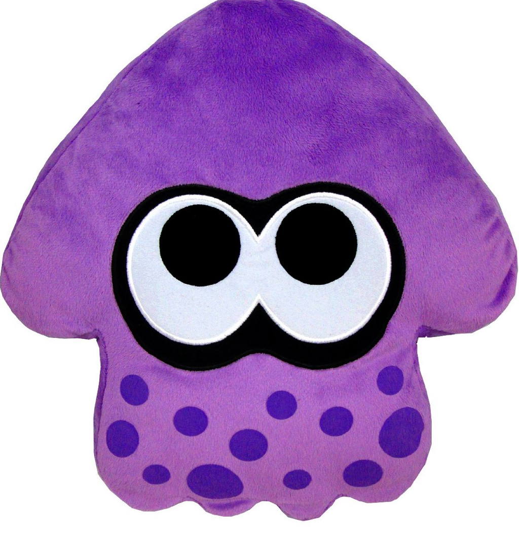Splatoon Plush: Purple Splatoon Squid Cushion (Re-run)