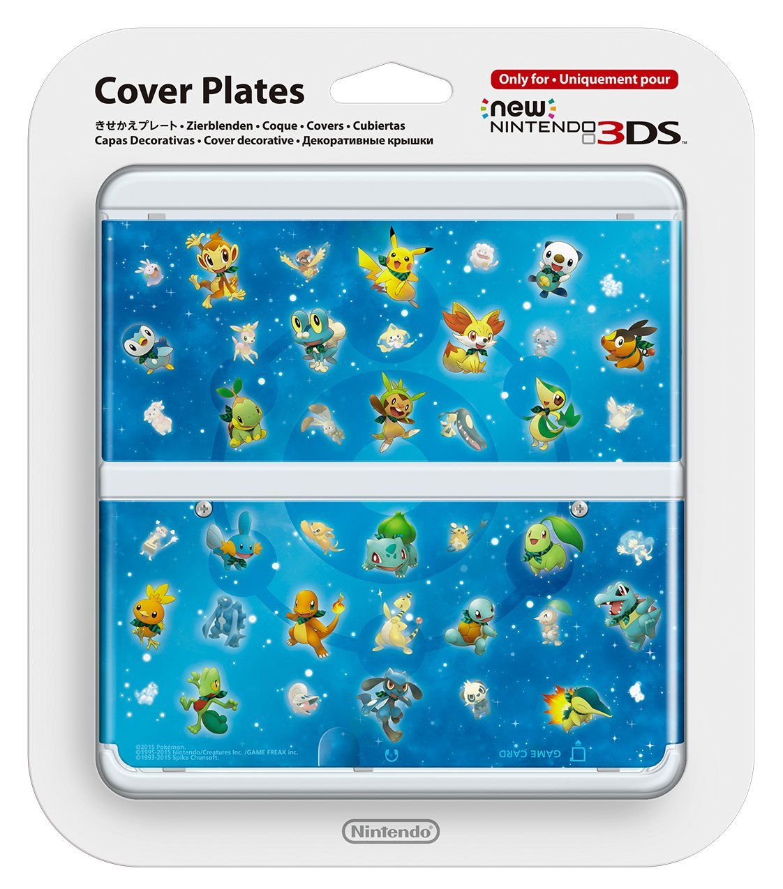 New Nintendo 3DS Cover Plates No.063 (Pokemon Character) for New ...