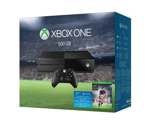 Xbox One 500GB Console System [FIFA 16 Bundle Set] (Black)